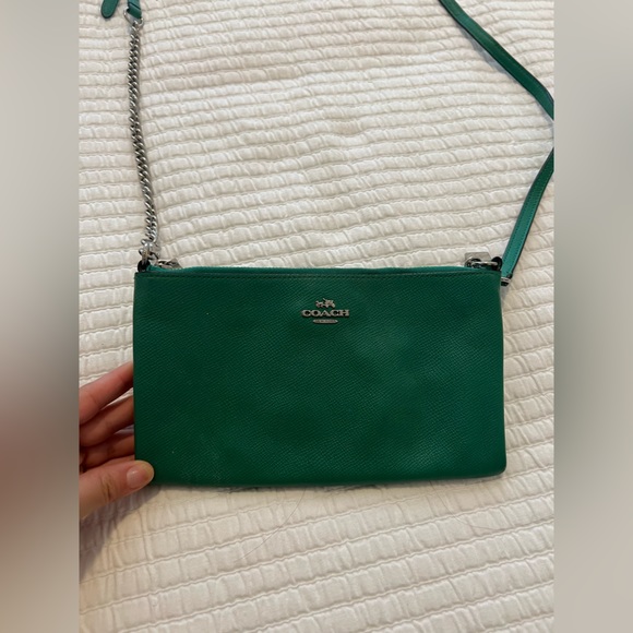 Coach | Bags | Coach Green Crossbody | Poshmark
